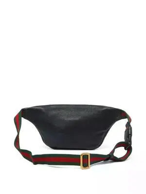 Gucci 2024 Logo Leather Belt Bag - Black