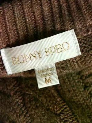 Ronny Kobo Cable-knit Button Cardigan