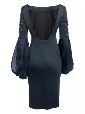 LANVIN Bead-detailing Midi Dress