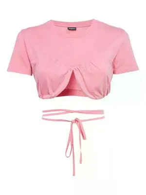 Jacquemus Tie-detail Crop Top