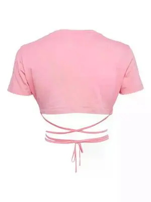 Jacquemus Tie-detail Crop Top