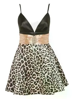 Elisabetta Franchi Leopard-print Mini Dress