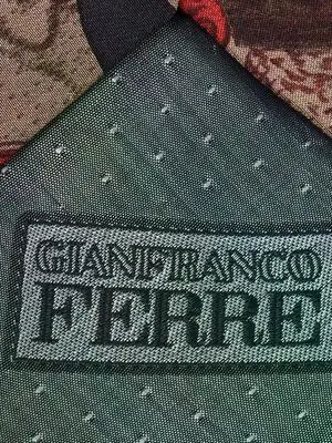 Gianfranco Ferre Silk Patterned Neck Tie