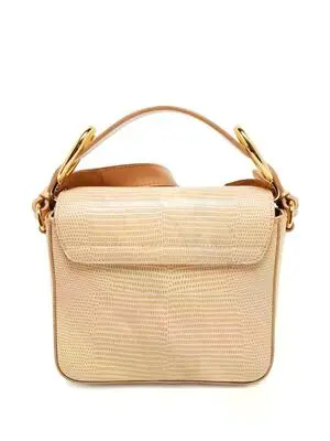 Chloé Mini C Lizard-embossed Cross Body Bag