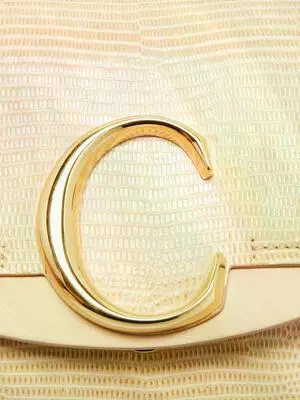 Chloé Mini C Lizard-embossed Cross Body Bag