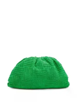 Bottega Veneta Terrycloth Clutch Bag - Green