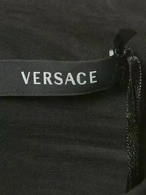 Versace Silk Slit Pencil Skirt