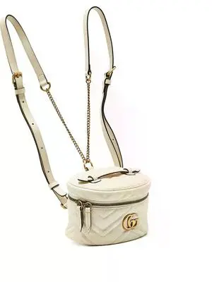 Gucci Gg Marmont Backpack - White