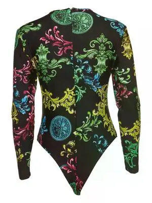 Versace Patterned Bodysuit - Black