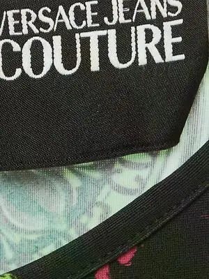 Versace Patterned Bodysuit - Black