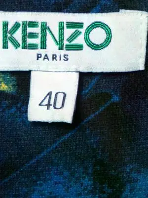 Kenzo Abstract-pattern Print Blouse