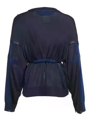 Kenzo Sheer Sweatshirt With Drawstring Waist