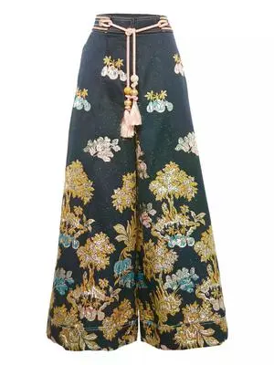 PETER PILOTTO Brocade Wide-leg Trousers