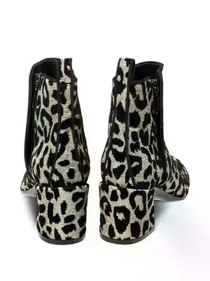 Dolce & Gabbana 60mm Leopard-print Block-heel Ankle Boots