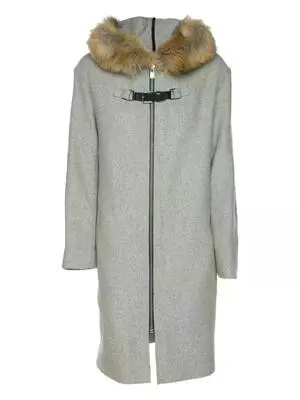 Maje Faux-fur Hooded Coat