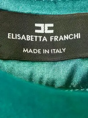 Elisabetta Franchi Logo Detail Trousers
