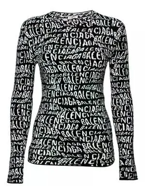 Balenciaga Long Sleeve Performance Tops For Women