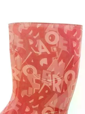 FERRAGAMO Logo-print Rain Boots
