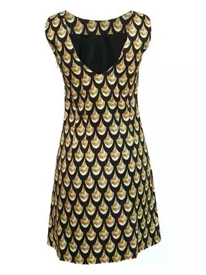 Versace Geometric-pattern Mini Dress