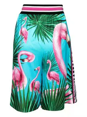 Dolce & Gabbana Flamingo-print Shorts