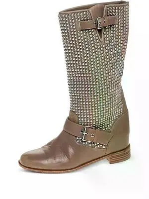 CHRISTIAN LOUBOUTIN Studded Leather Boots