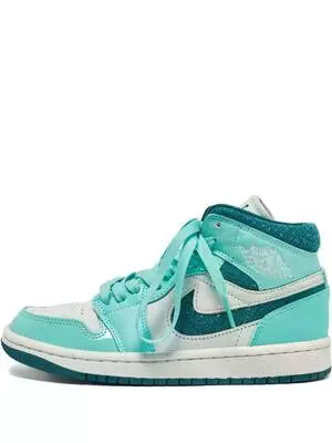 JORDAN Air 1 High-top Sneakers - Green