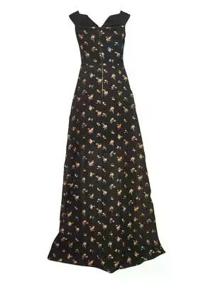 Roland Mouret Floral-print Maxi Dress