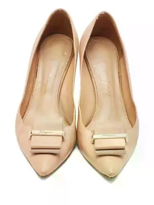 FERRAGAMO Leather Bow Pumps