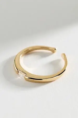 Anthropologie Delicate Crystal Ring