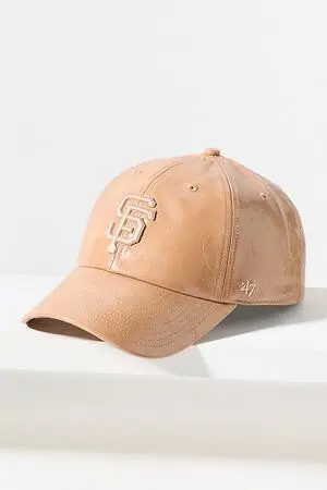 '47 Faux Leather Mlb Baseball Cap - Giants
