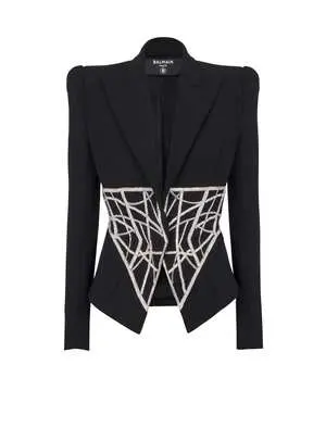 Balmain Slim Fit Jackets For Women