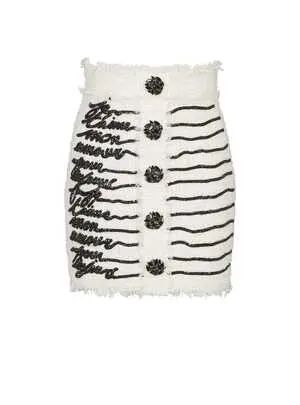 Balmain Embroidered Skirts