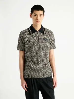 Balmain Monogram Polo - Black