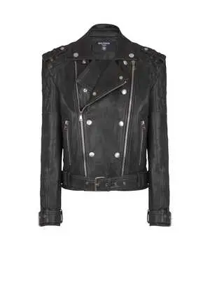 Balmain Biker Leather Jacket