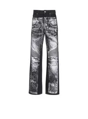Balmain Printed Jeans For Men