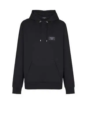 Balmain Hooded Sweatshirt With Couture Label
