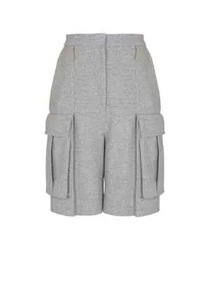 Balmain Wool Bermuda Shorts