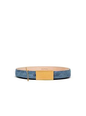 Balmain Silver Tone Belts For Women