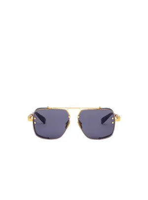 Balmain Legend Aviator Sunglasses - Gold