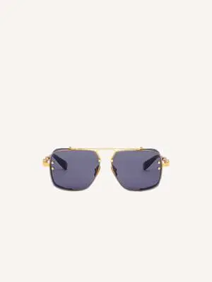 Balmain Legend Aviator Sunglasses - Gold