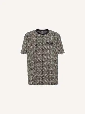 Balmain Pb Labyrinth Jacquard T-shirt - Black