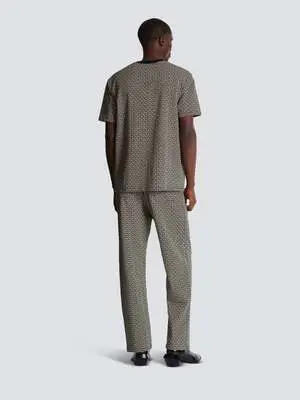 Balmain Pb Labyrinth Jacquard T-shirt - Black