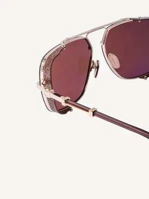 Balmain Legend Aviator Sunglasses - Brown