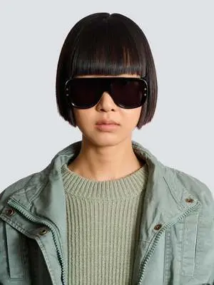 Balmain Pulse Aviator Sunglasses - Black