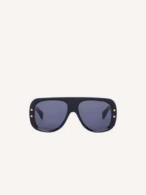 Balmain Pulse Aviator Sunglasses - Black