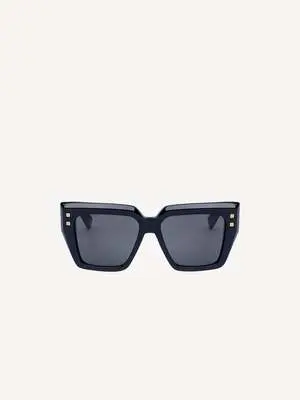 Balmain B-fame Cat-eye Sunglasses - Black