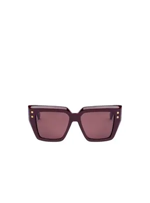 Balmain B-fame Cat-eye Sunglasses - Red