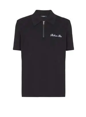 Balmain Short Sleeve Polos For Men