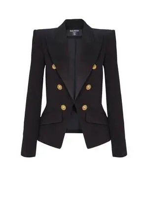 Balmain Jacquard Jacket - Black