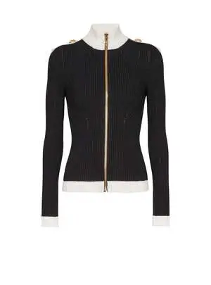 Balmain Two Tone Cardigans For Women